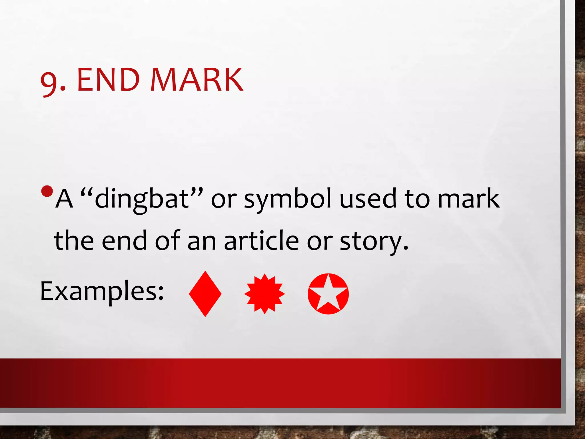 12 parts of a newsletter | PPTX