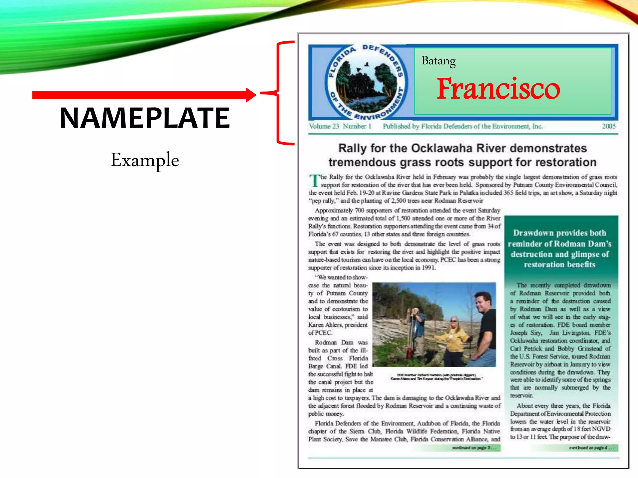 12 parts of a newsletter | PPTX