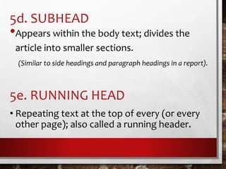 12 parts of a newsletter | PPTX