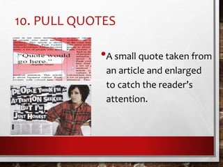 12 parts of a newsletter | PPTX