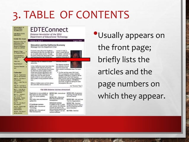 12 parts of a newsletter | PPTX