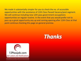12pass job | PPT