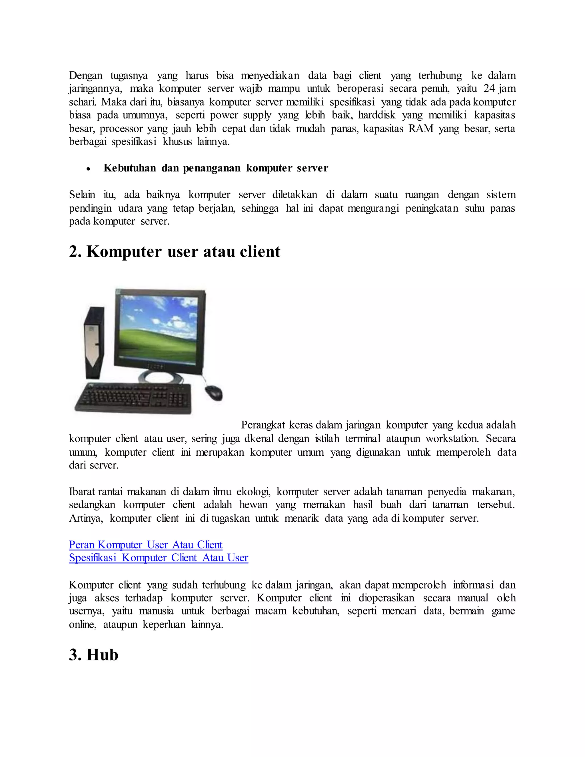 12 perangkat keras jaringan komputer | DOCX