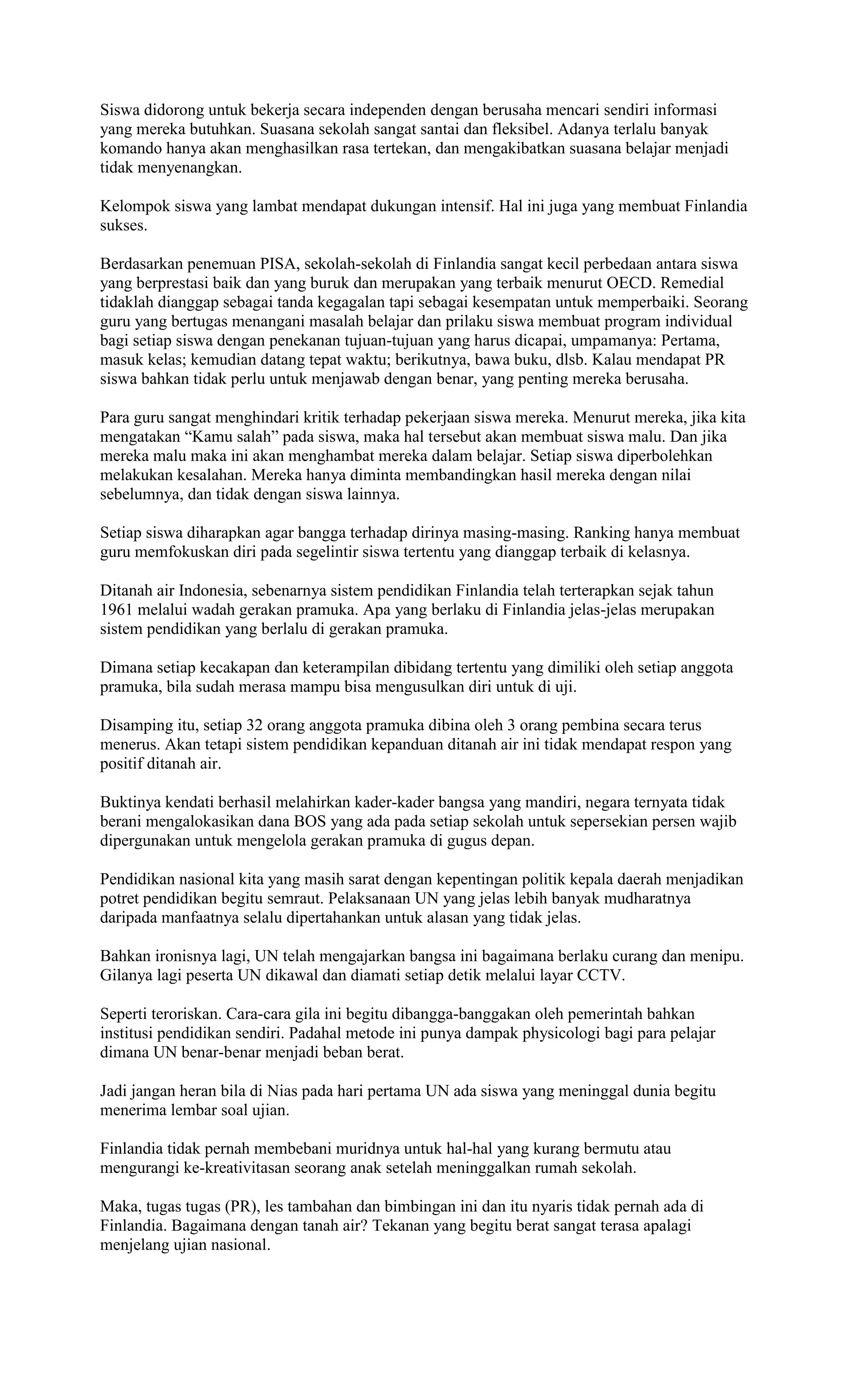 12 perbedaan sistem pendidikan indonesia | DOCX