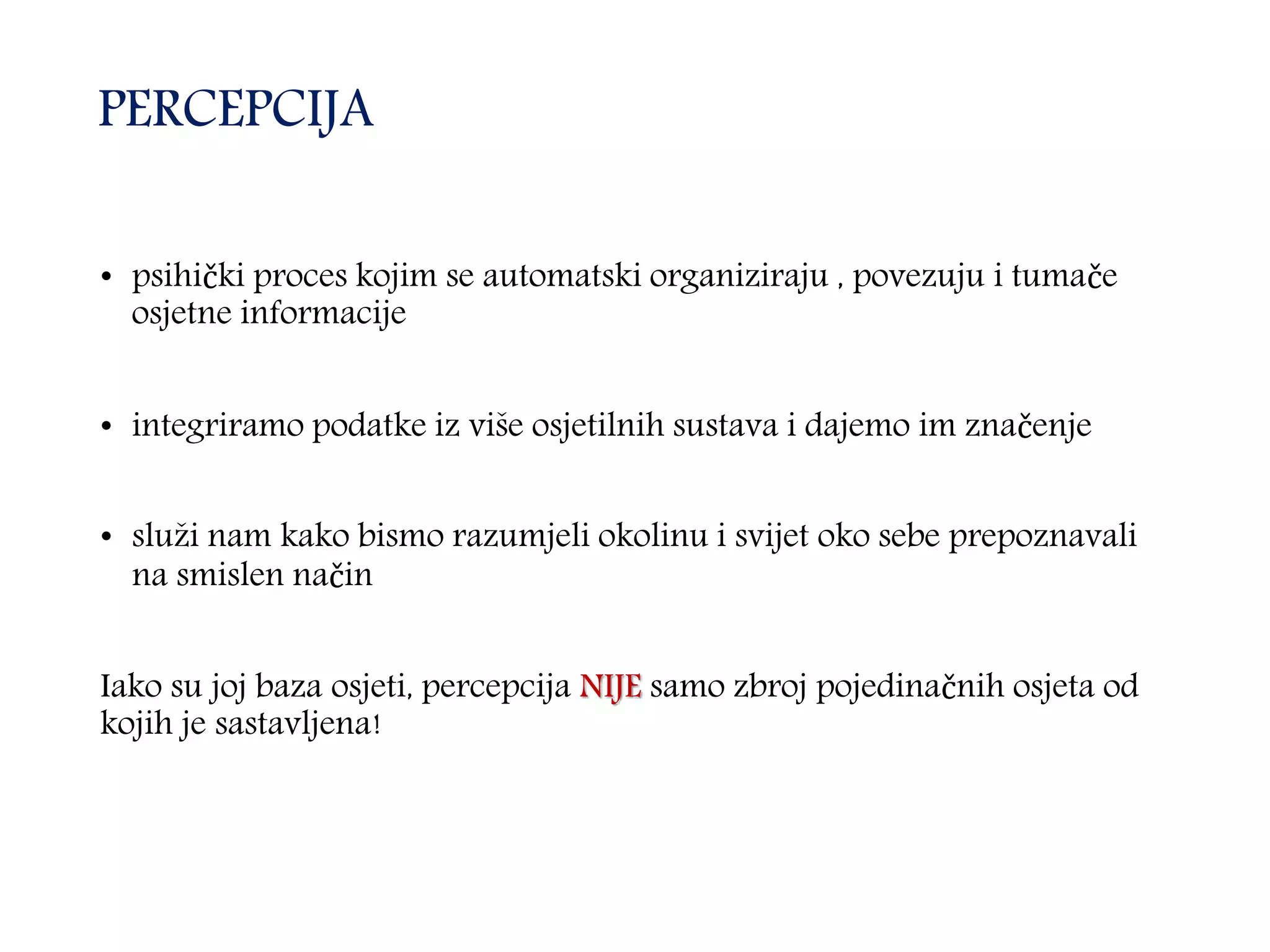 percepcija | PPTX