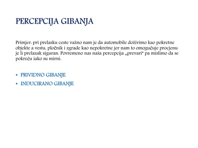 percepcija | PPTX