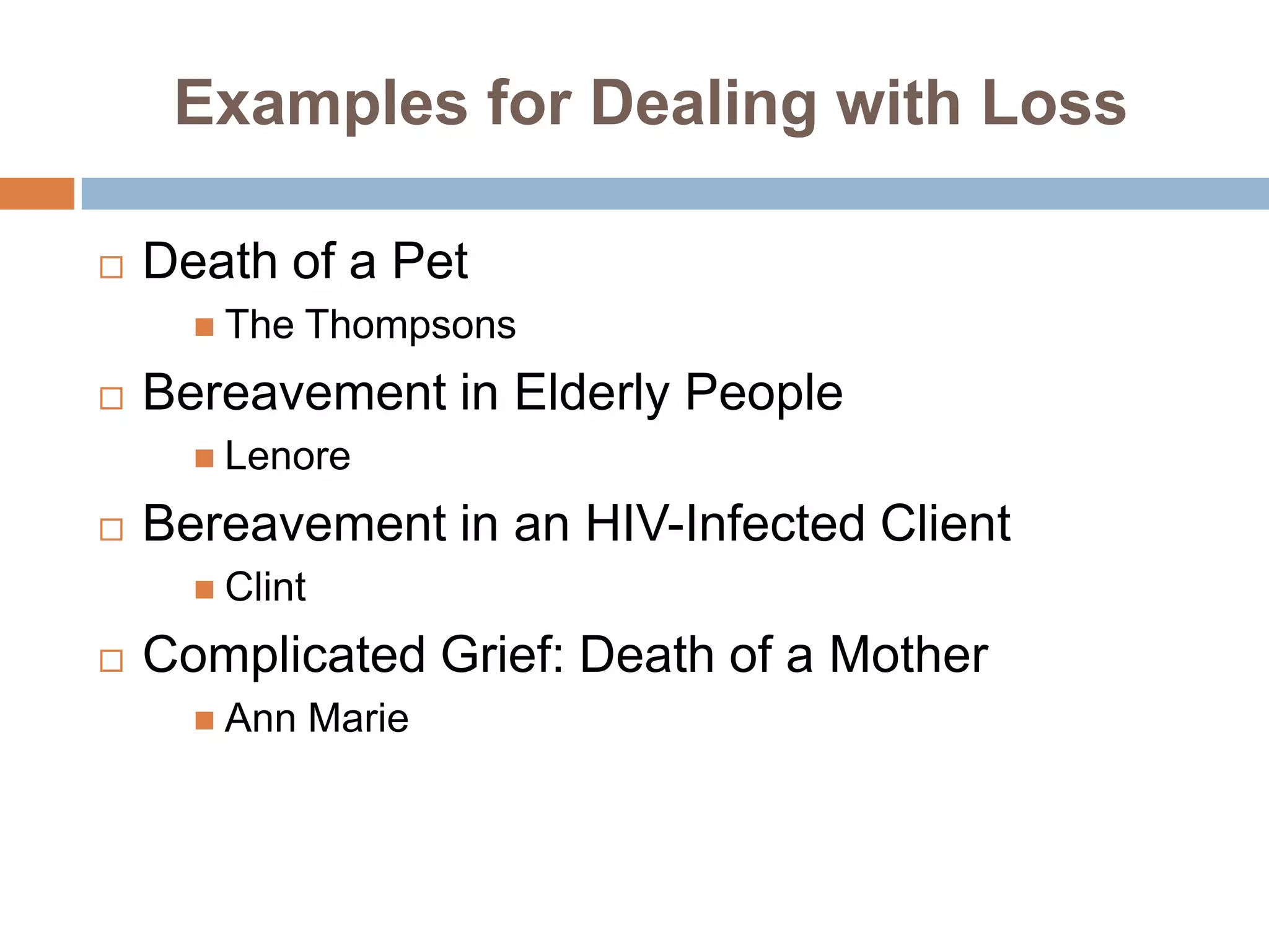 12 personal loss | PPTX