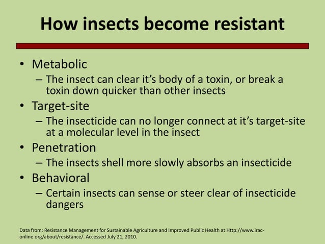 12 Pesticide resistance.pptx | Agriculture | Industries