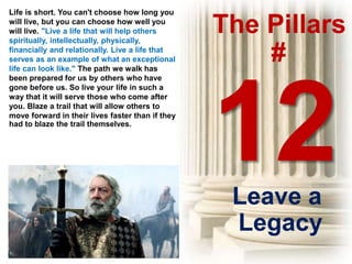 12 Pillars of Success | PPTX