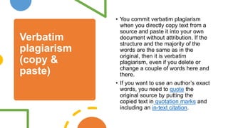 plagiarism | PPTX