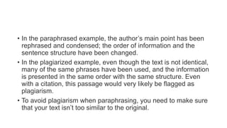 plagiarism | PPTX