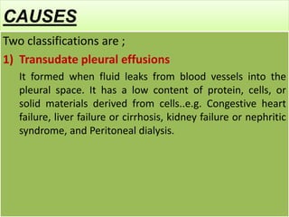 Pleural effusion | PPTX