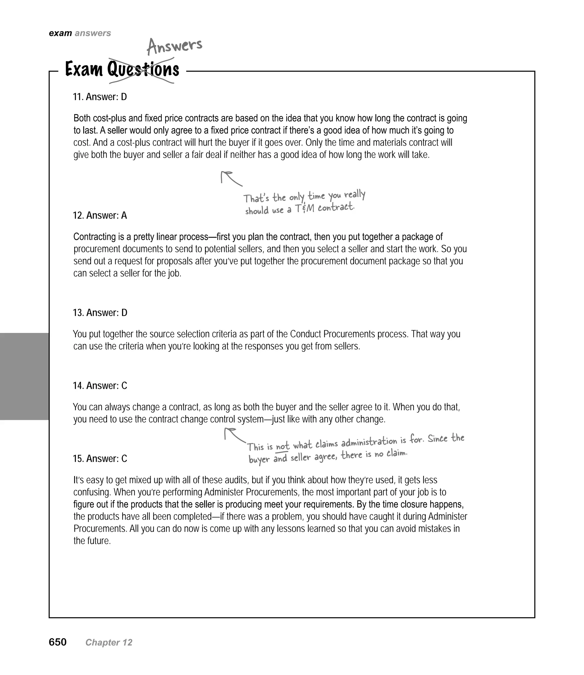 12 pmp procurement management exam | PDF