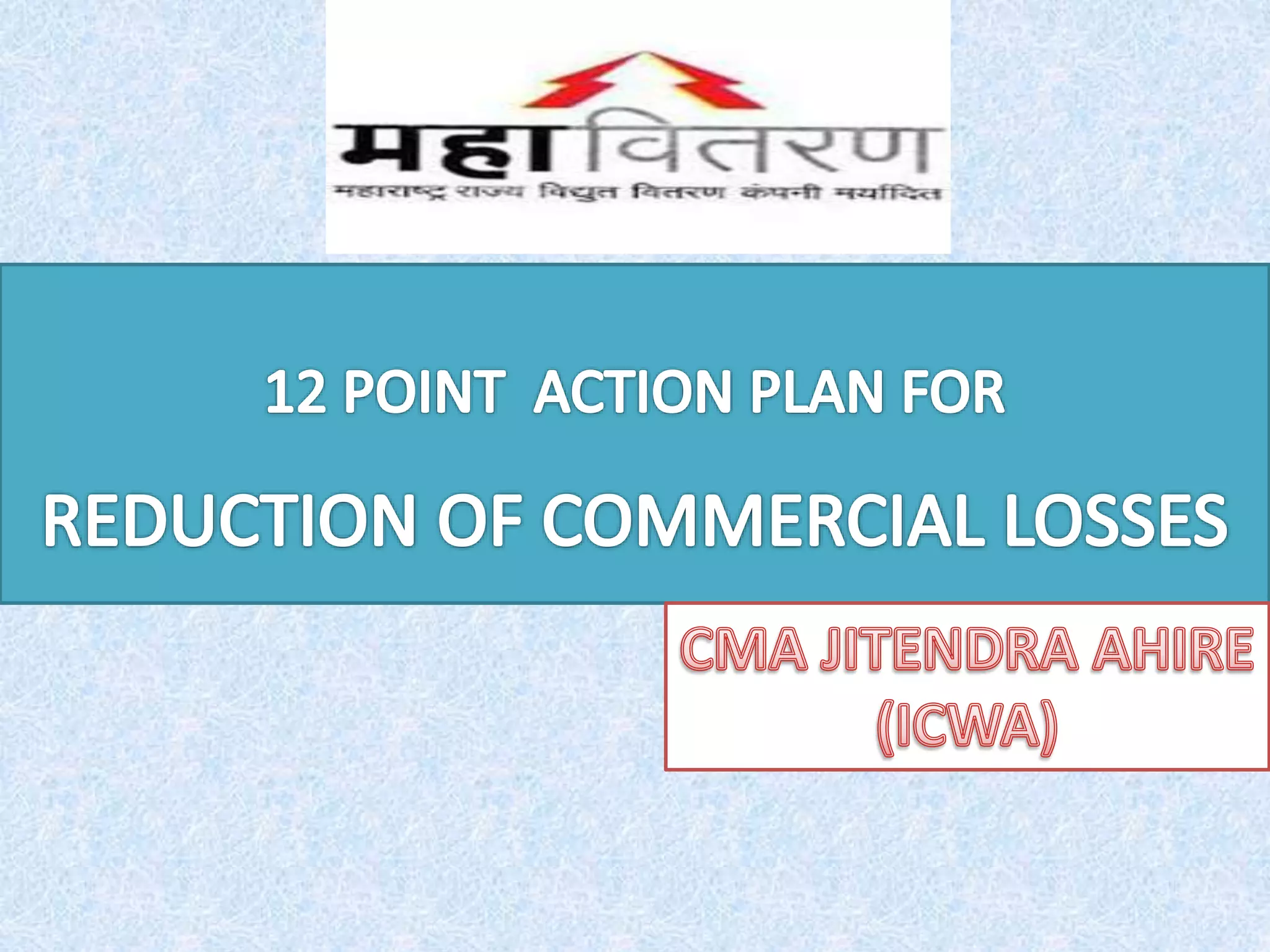 12 point action plan | PPT