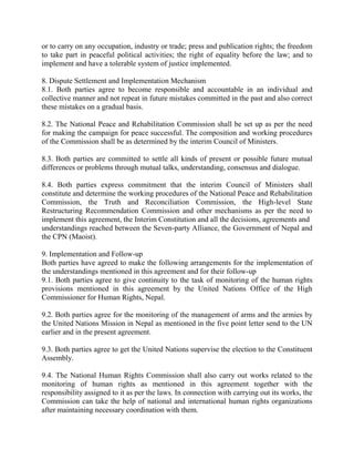 12 point peace agreement | PDF