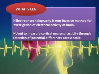eeg basics in psychiatry | PPTX