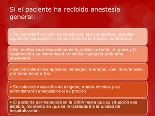 12 postoperatorio inmediato y nauseas y vomitos | PPT