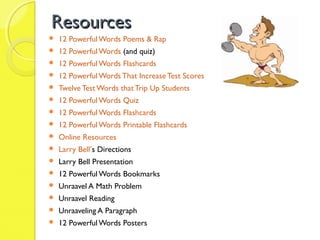 12powerfulwords | PPT