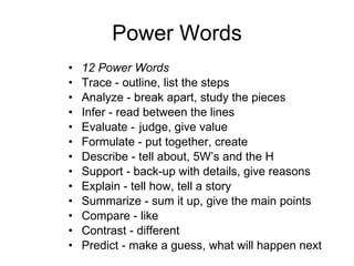 12 power words | PPT