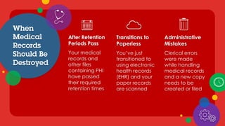 Medical Records Destruction Guide | PDF