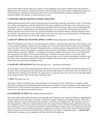 12 Principles Of Animations | PDF