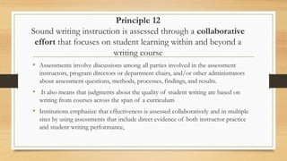 12 Principles of Effective Writing Instructions | PPTX