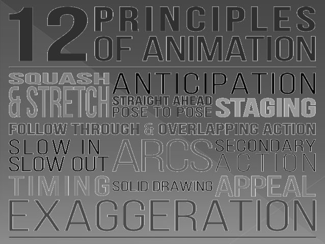 12 principles of animation | PPTX