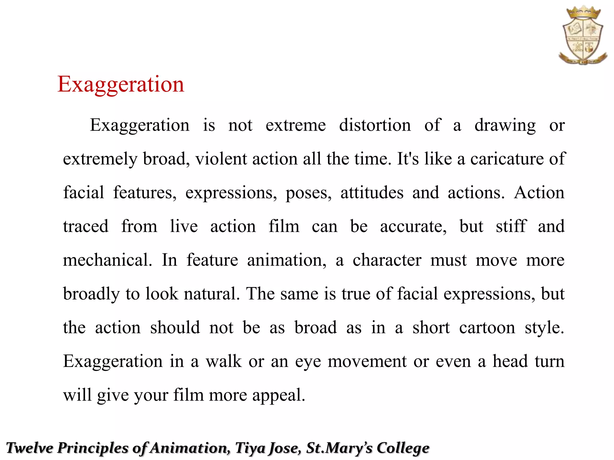 Multimedia:Twelve Principles Of Animation | PPTX