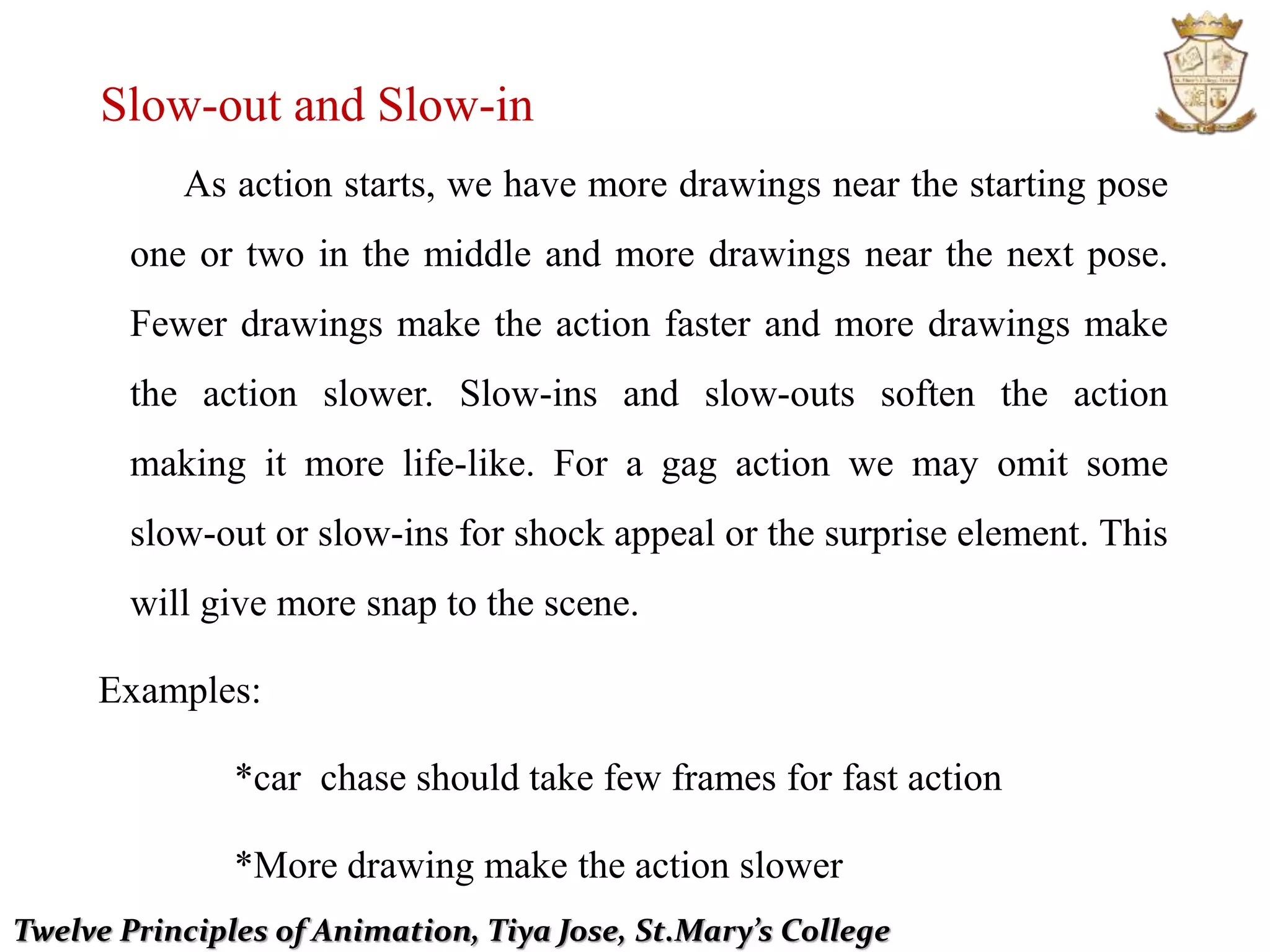 Multimedia:Twelve Principles Of Animation | PPTX