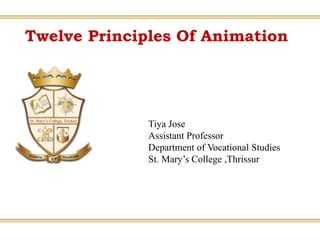 Multimedia:Twelve Principles Of Animation | PPTX