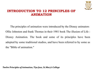 Multimedia:Twelve Principles Of Animation | PPTX