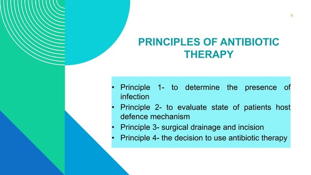 12 PRINCIPLES OF ANTIBIOTIC THERAPY seminar 12.pptx | Infectious ...