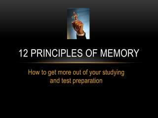 12 principles of memory | PPT