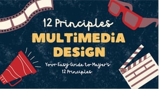 12 Principles of Multimedia Design, OER.pptx
