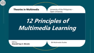 12 Principles of Multimedia Learning.pptx