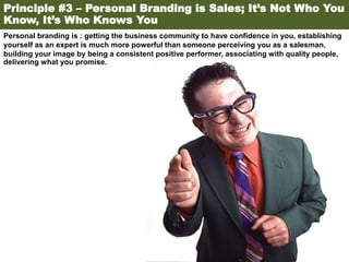 PRINCIPLES OF SALES GREATNESS | PPTX