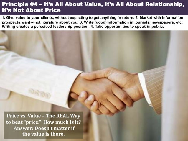 PRINCIPLES OF SALES GREATNESS | PPT