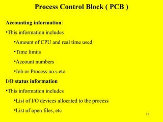 12 process control blocks | PPT