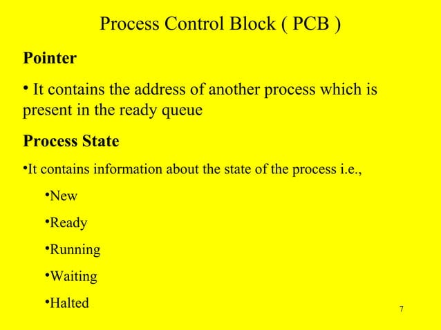 12 process control blocks | PPT