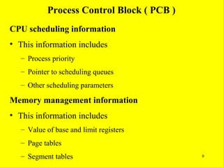 12 process control blocks | PPT