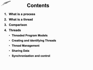 Processes and threads | PDF | Operating Systems | Computer Software and ...