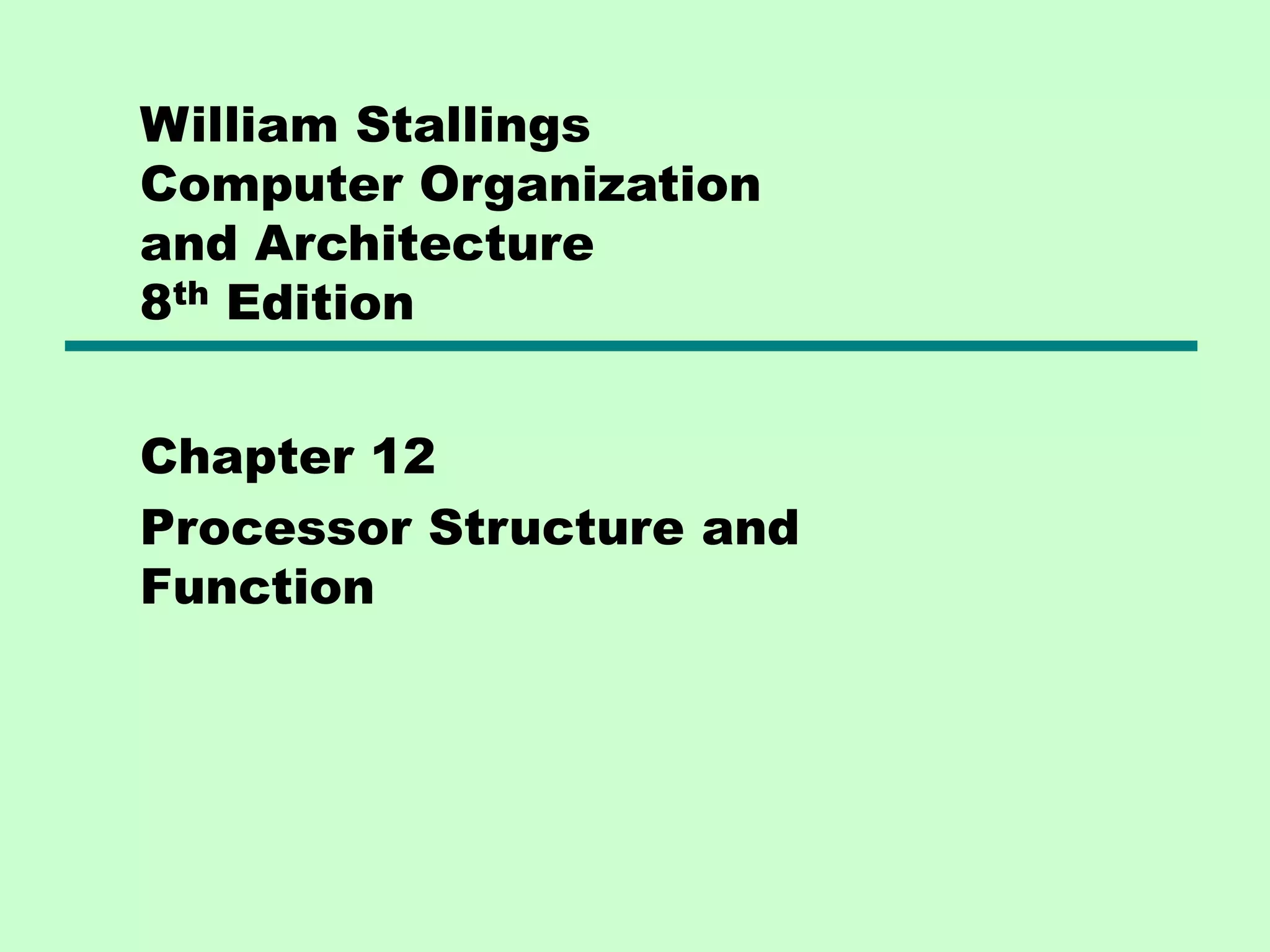 12 processor structure and function | PPT
