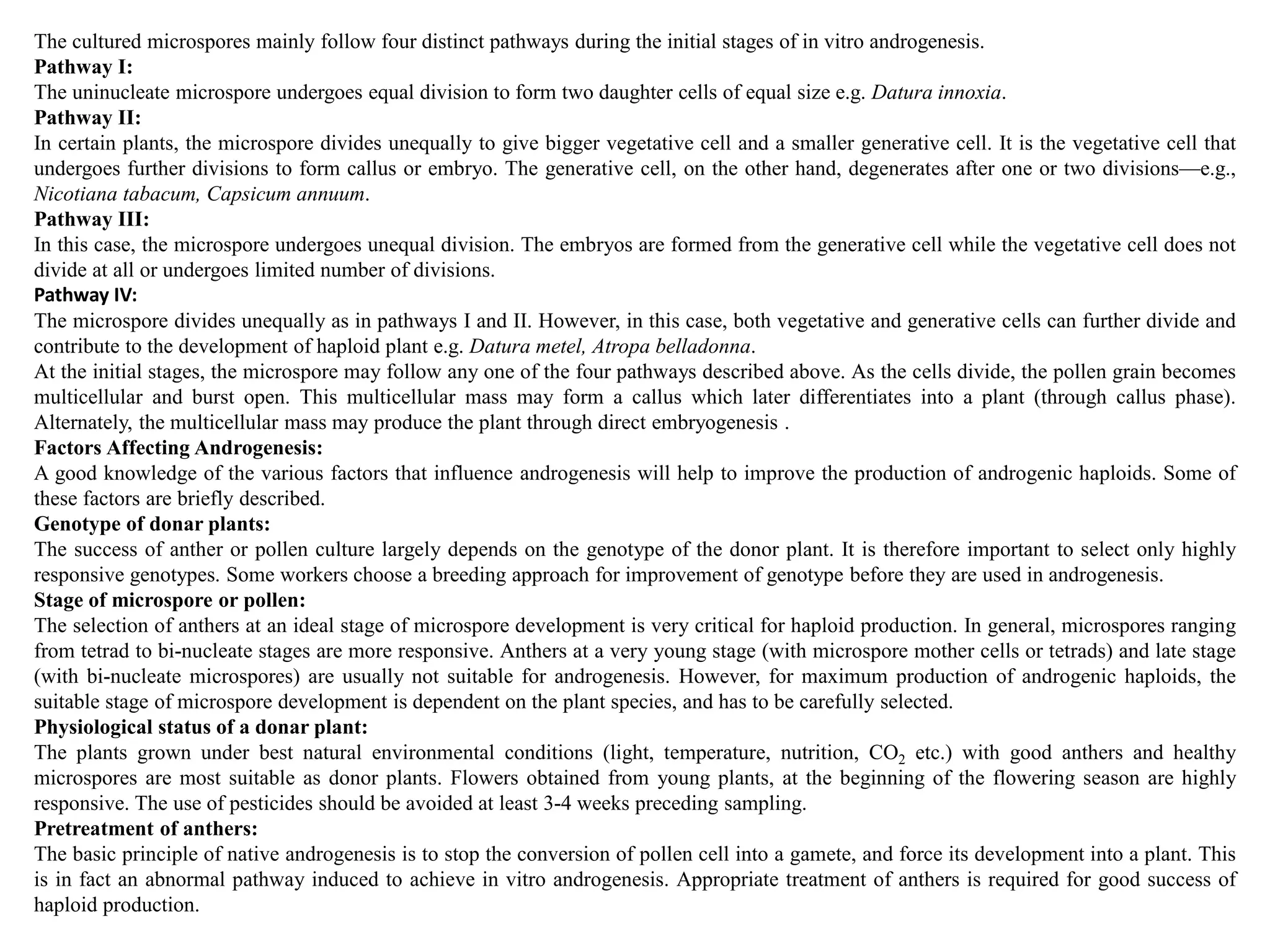 12 Production of Haploid Plants through androgenesis and gynogensis | PPTX