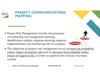 12 Project RISK and ISSUES Management.pdf