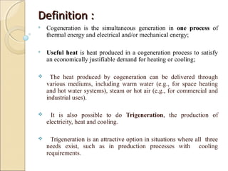 Cogeneration Concept | PPT