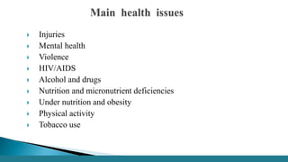 12 adolescent health problem | PPTX