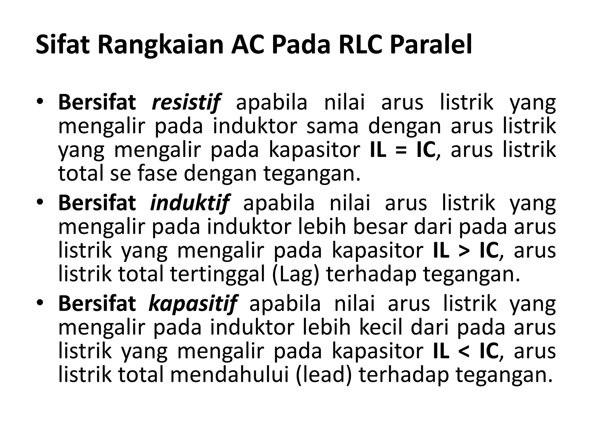 12 rangkaian rlc pararel | PPTX
