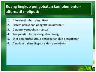 Pengobatan tradisional secara tepat dan rasional | PDF