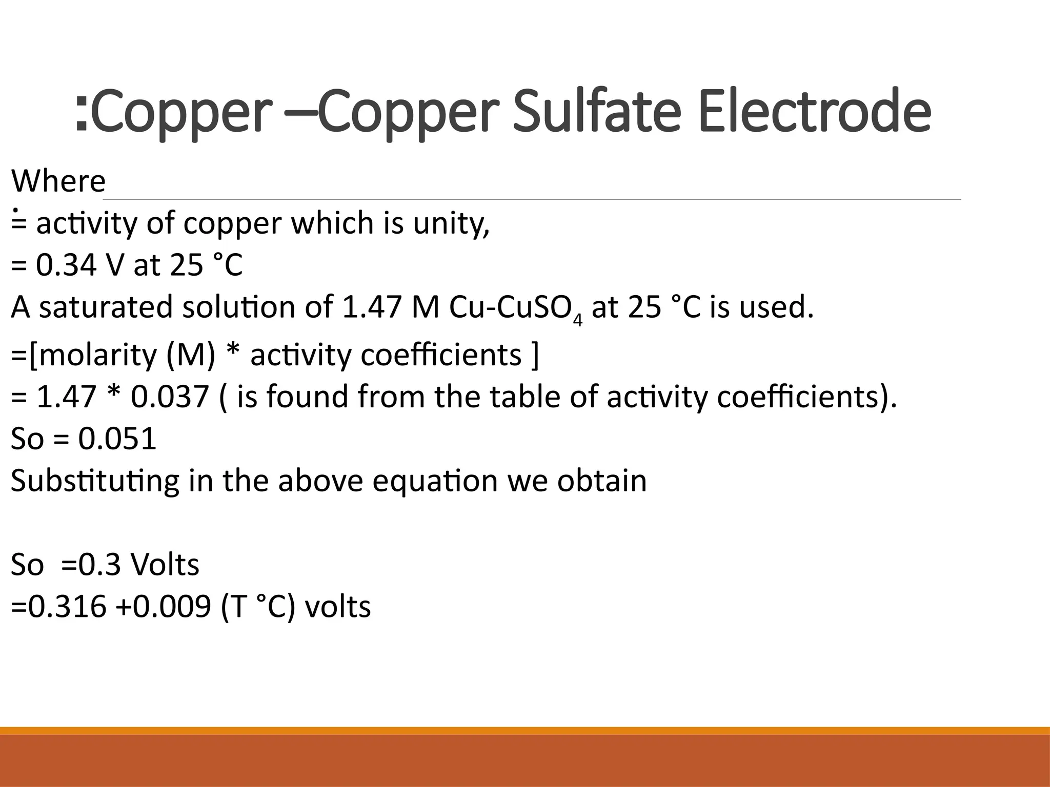 Reference Electrodes in electrochemical cell | PPTX