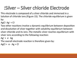 Reference Electrodes in electrochemical cell | PPTX